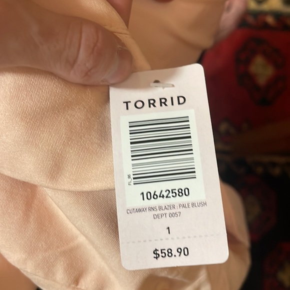 torrid | Jackets & Coats | New Torrid Cutaway Rn Blush Blazer | Poshmark